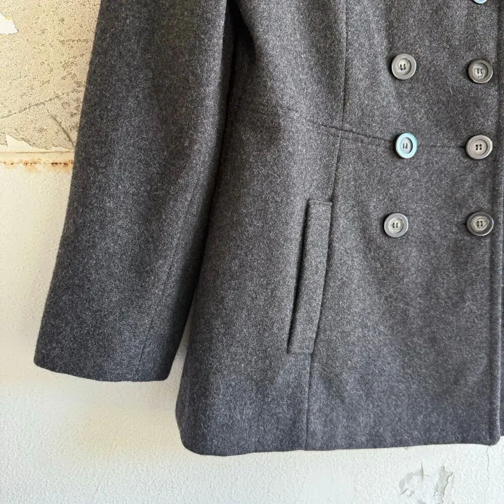Mario De Pinto | Jackets & Coats | Vintage Peacoat Double Breasted Gray ...